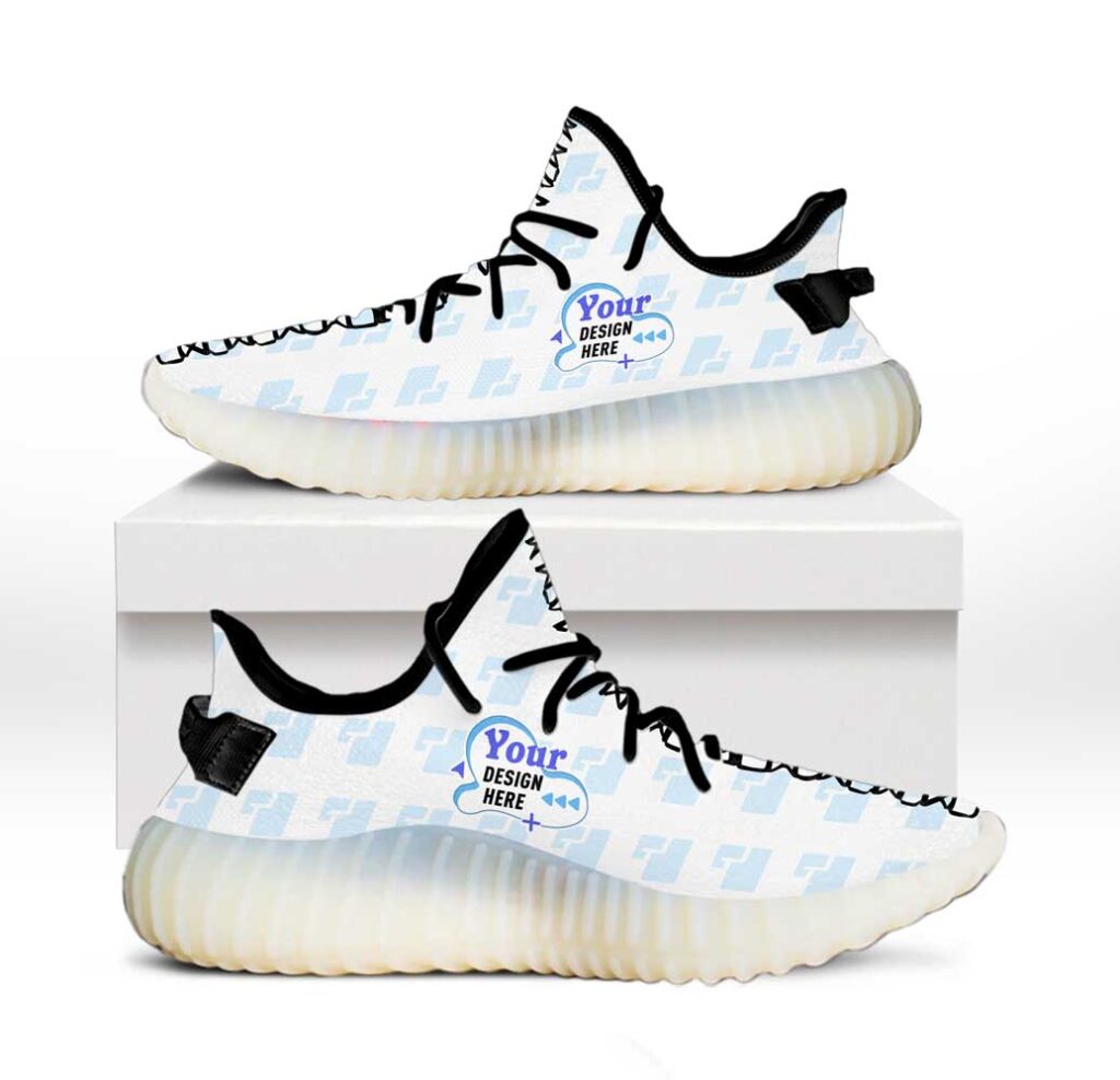 White Black EZ Shoes - PGPrints