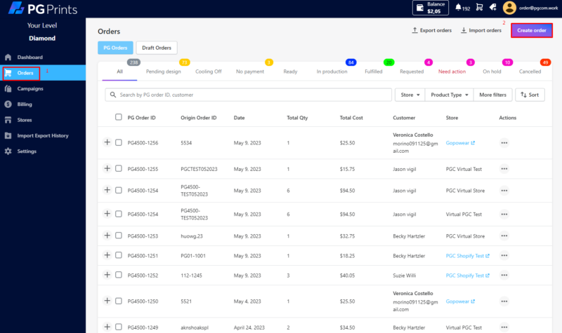 How to place orders with PGPrints - PGPrints