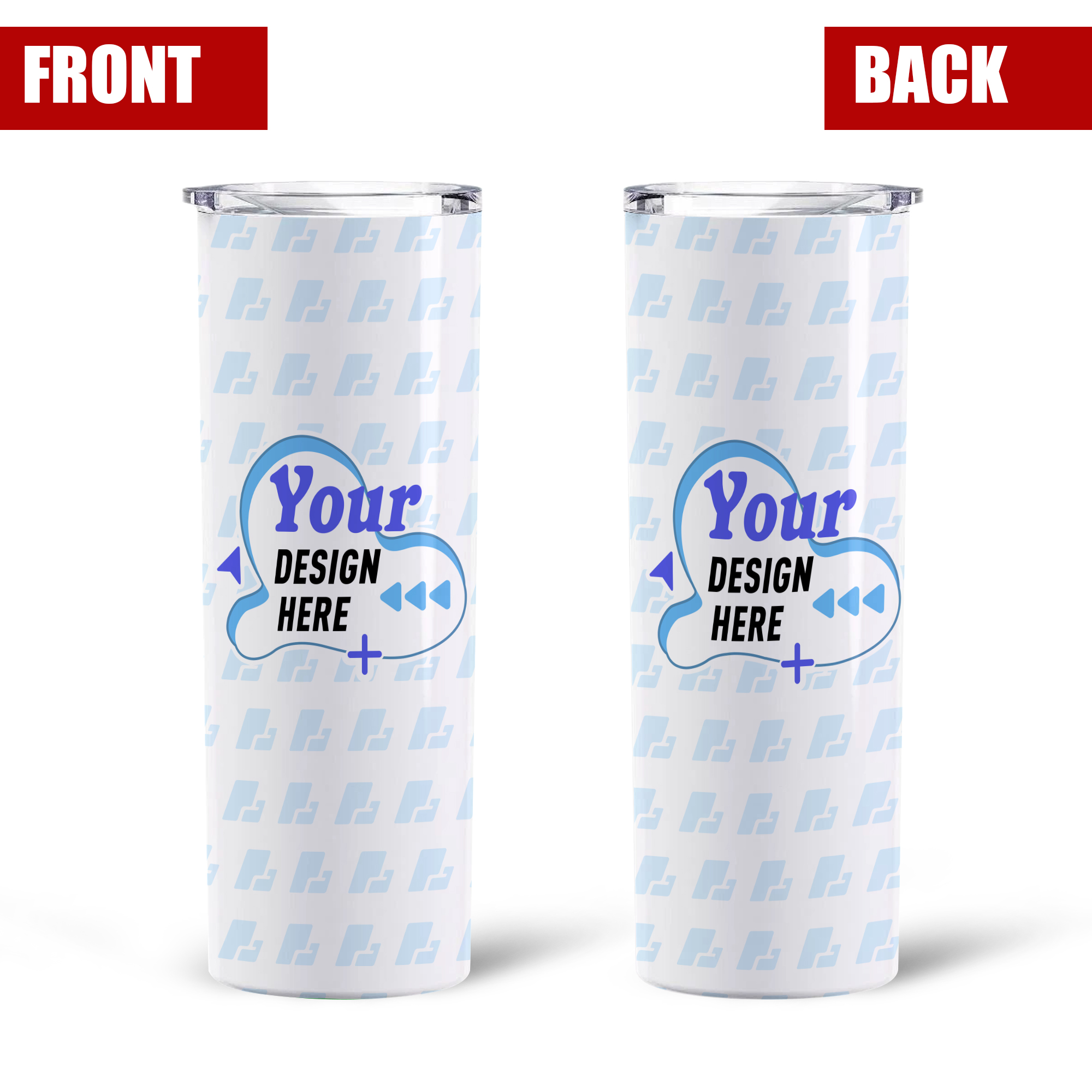 40oz Tumbler (Transparent Lid) - Printed - PGPrints