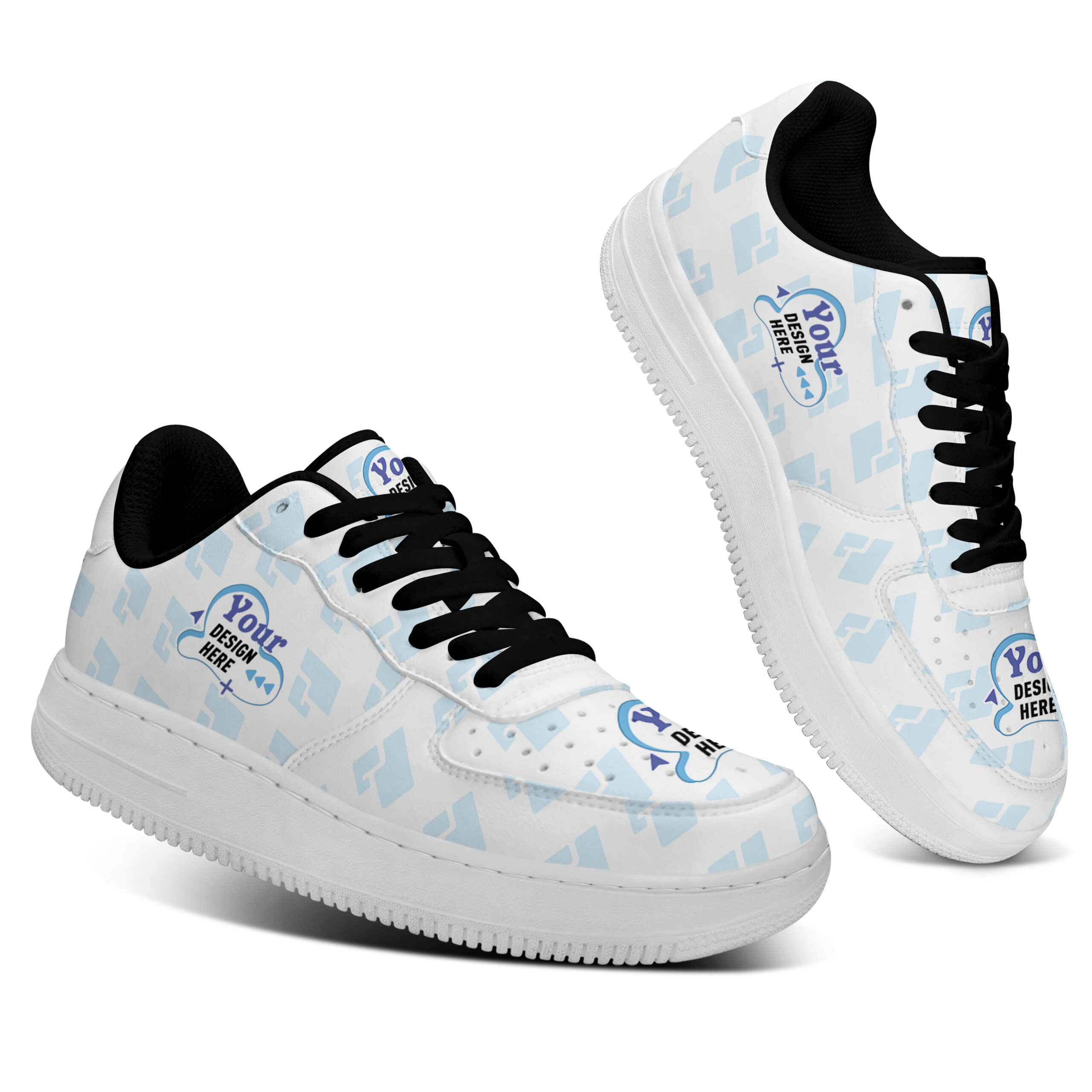 Black Genuine Leather NAF Shoes - PGPrints