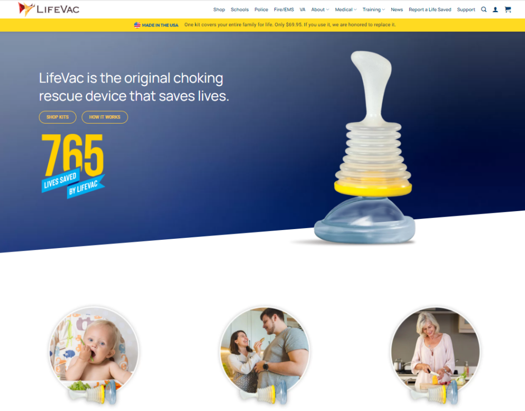 LIVEVAC FIRST AID CHOKING DEVICE - PGPrints