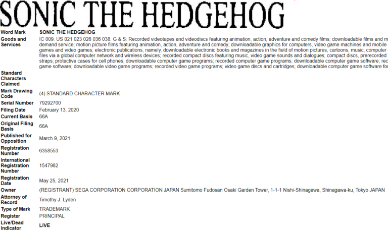 SONIC THE HEDGEHOG - PGPrints