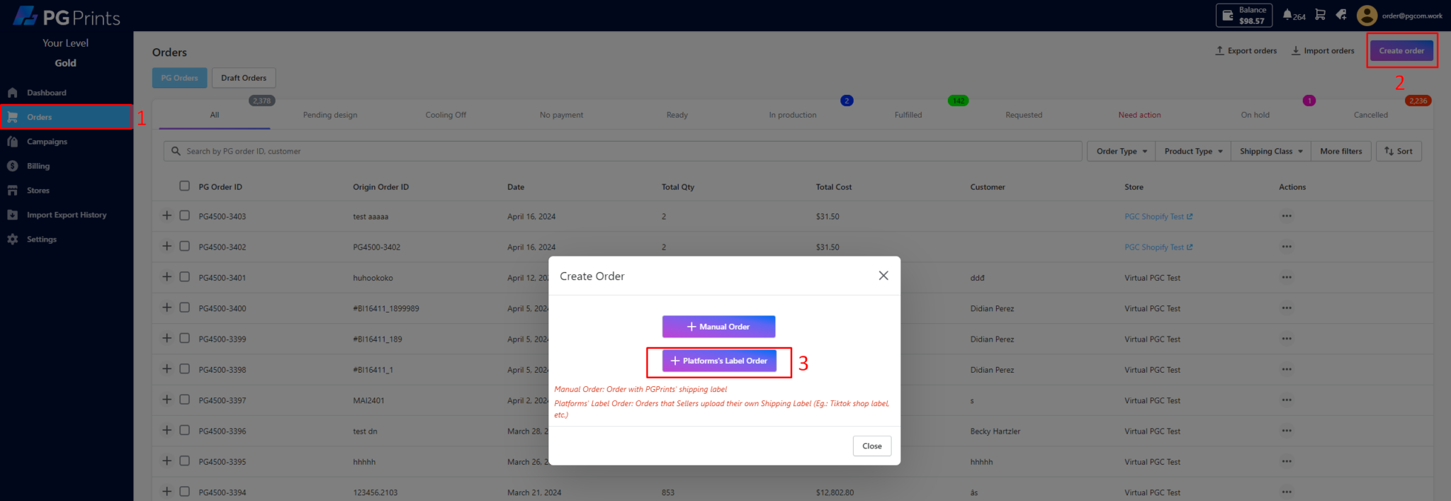 Platform Label (Tiktok Label) - PGPrints